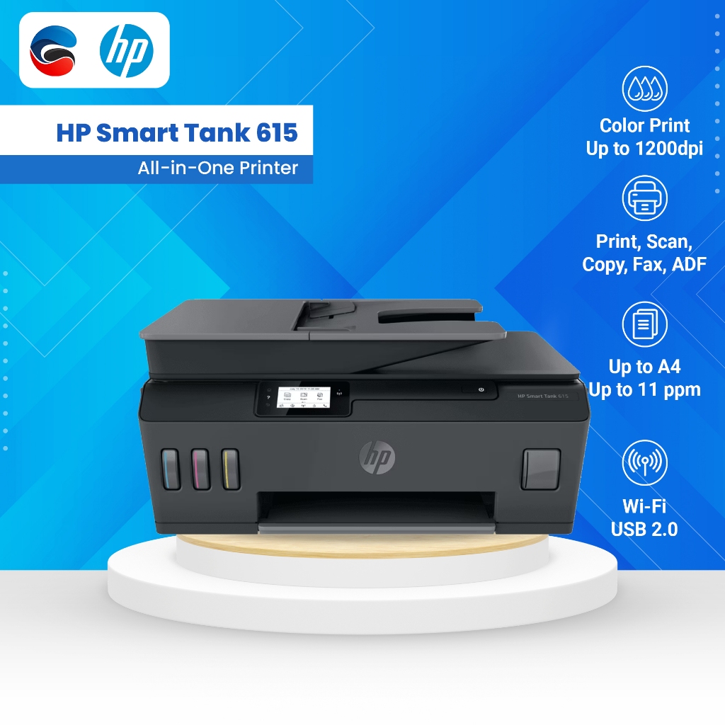 Jual HP Smart Tank 615 All-in-One Printer [Y0F71A] | Shopee Indonesia