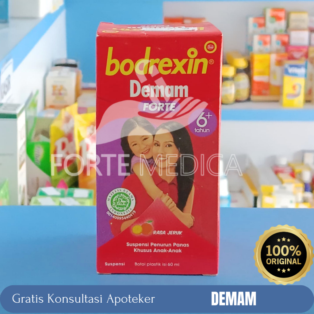 Jual Bodrexin Demam Forte Sirup Rasa Jeruk (60 ml) | Shopee Indonesia
