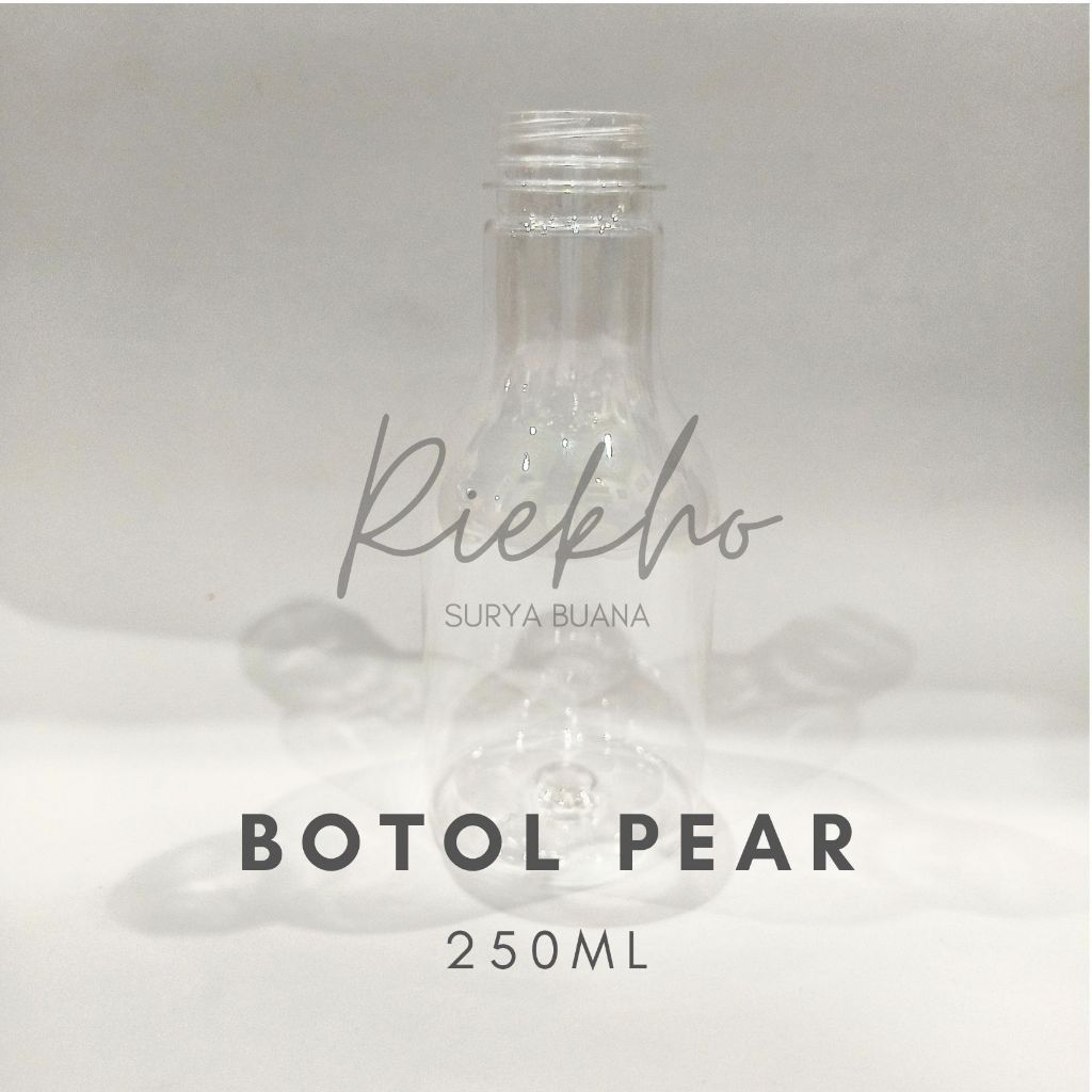 Jual Botol Plastik PEAR PIR 250 ML isi 25 pcs Botol PET | Shopee Indonesia