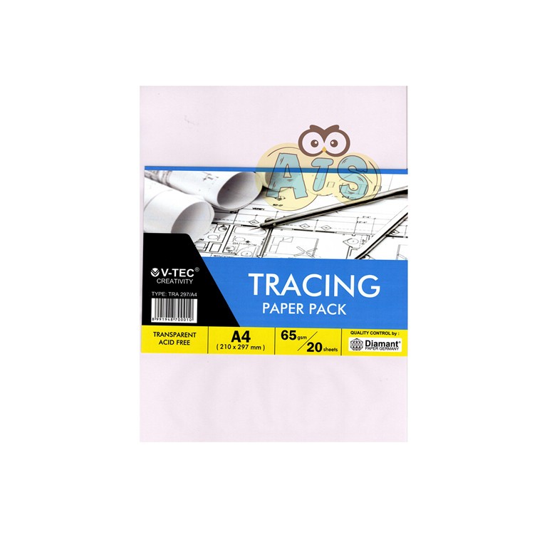 Jual Kertas Kalkir / Tracing Paper A4 V-TEC | Shopee Indonesia
