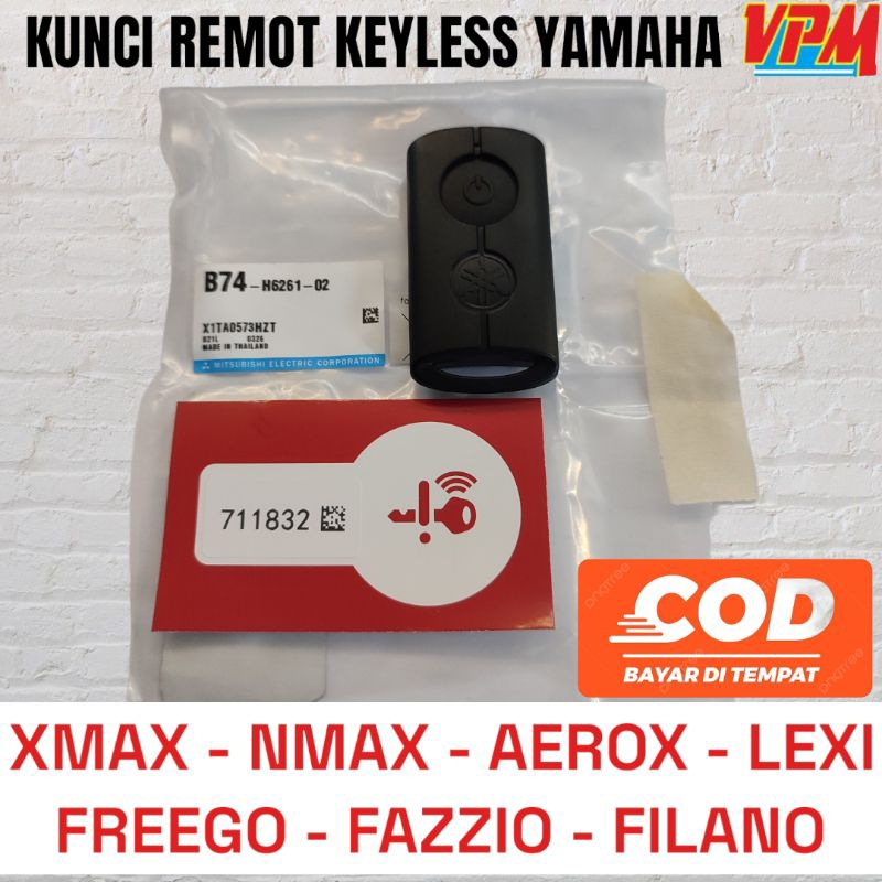 Jual remote keyless yamaha aerox 155 lexi xmax nmax fazzio | Shopee ...