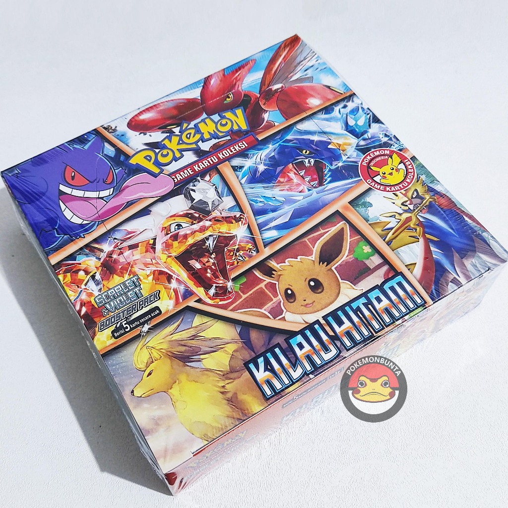 Jual Kartu Pokemon Kilau Hitam SV3S Booster Box 30 Pack TCG | Shopee ...