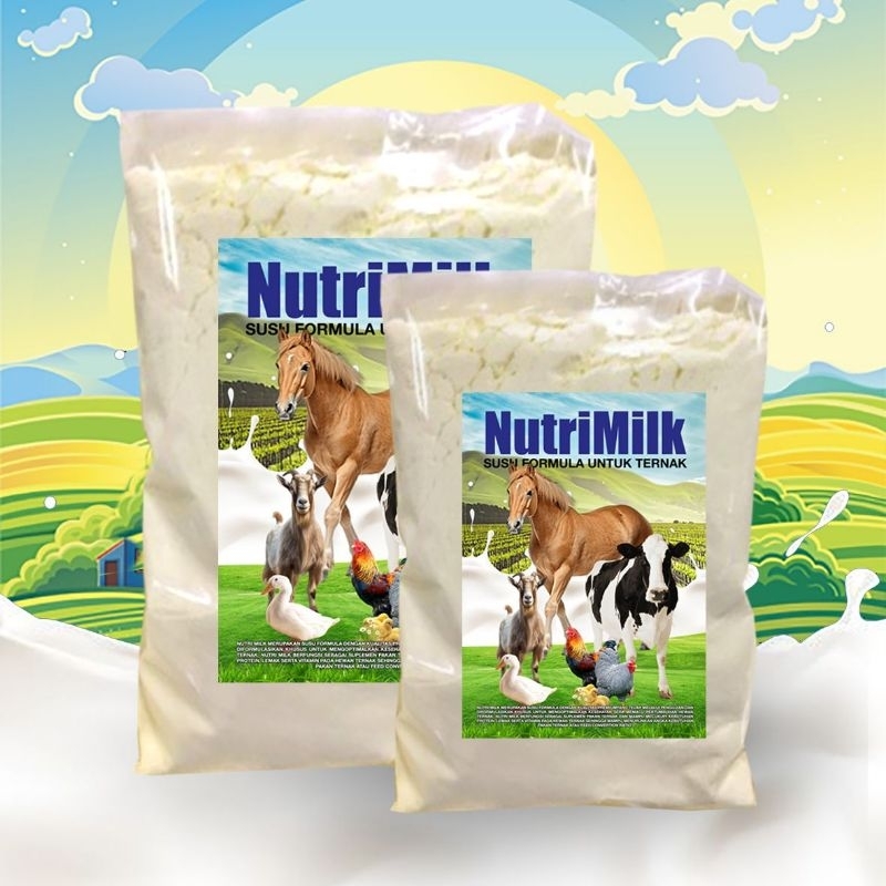 Jual NUTRI MILK 500 GR - SUSU IMPORT Susu Penggemuk Hewan Ternak Susu ...