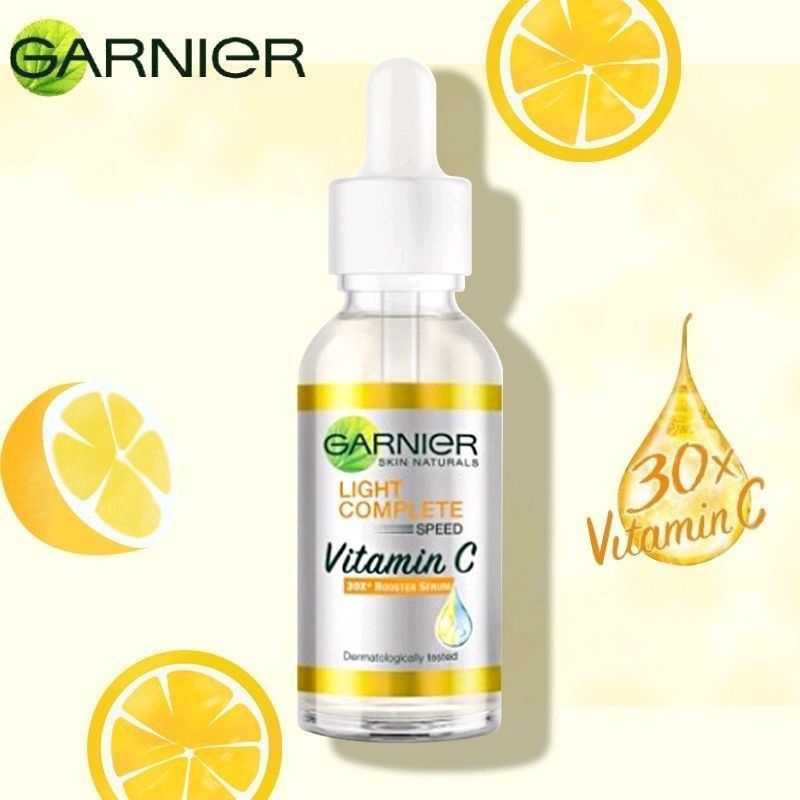 Jual Garnier Bright Complete Vitamin C 30x Booster Serum Skin Care - 30ML | Shopee Indonesia