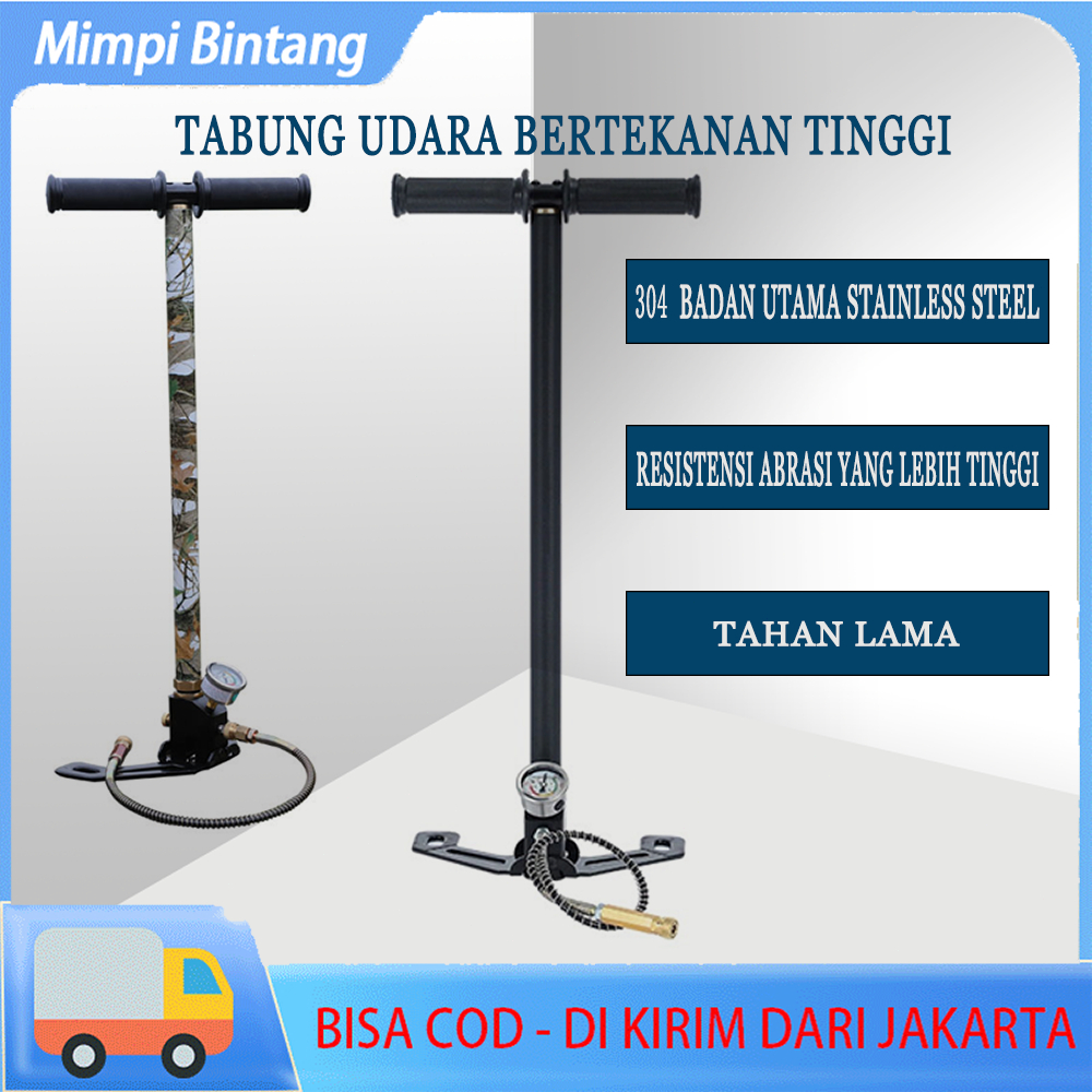 Jual pompa pcp barracuda 3 stage manometer 6000 psi stainles steel ...