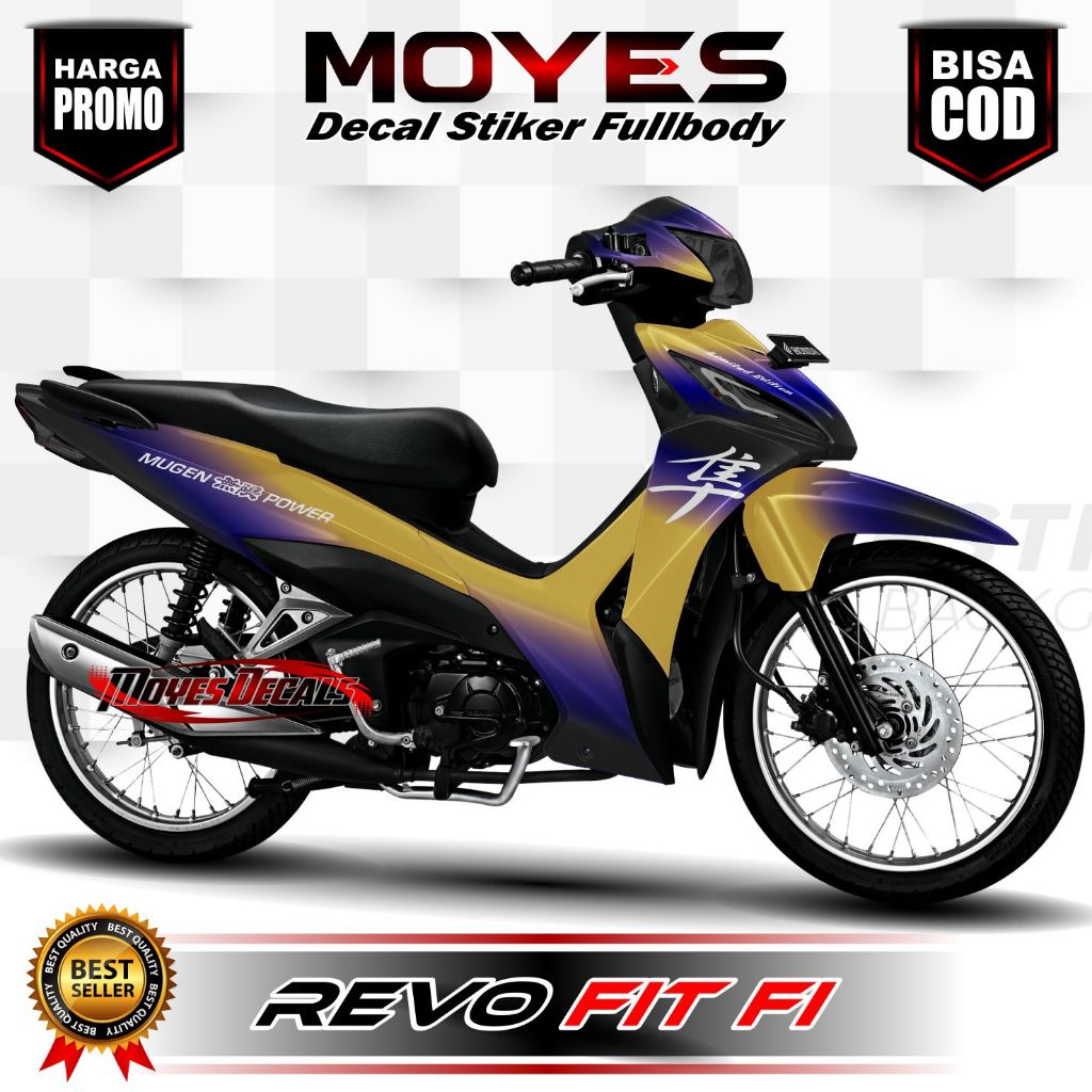 Jual DECAL DSTIKER VARIASI FULL BODY HONDA REVO FIT F1 DESIGN 2 WARNA ...