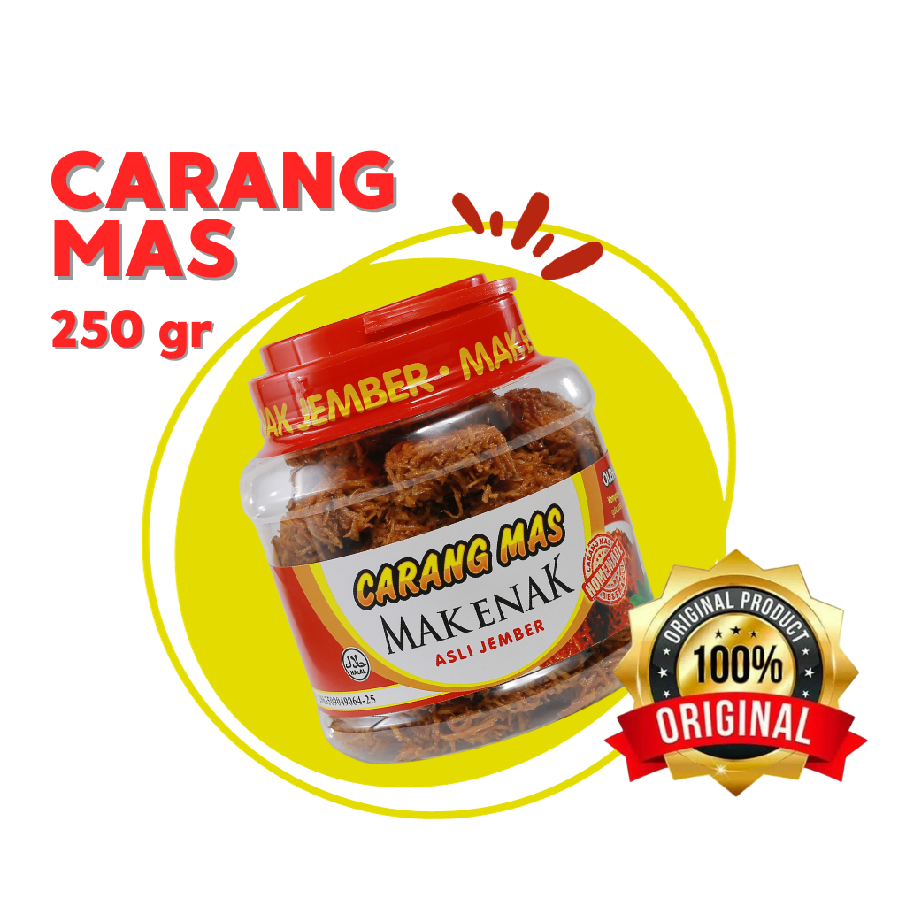 Jual CARANG MAS 250 GRAM - MAK ENAK ASLI JEMBER OFFICIAL STORE | Shopee ...