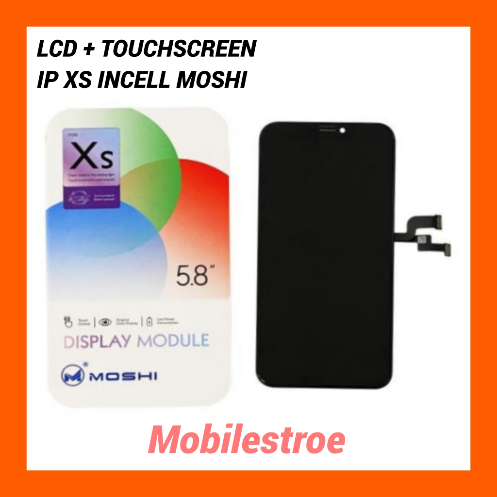 Jual LCD + TOUCHSCREEN IP XS INCELL (MERK MOSHI) | Shopee Indonesia