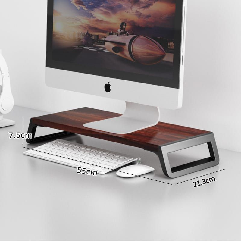Jual Computer Notebook Monitor Stand Riser RGB Light Mount Tabletop ...