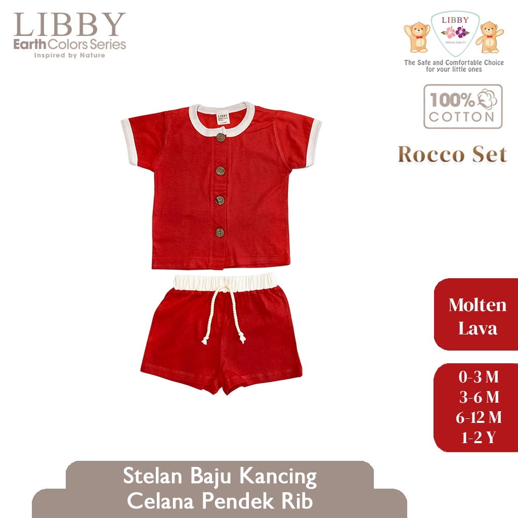Jual LIBBY Earth Setelan Rocco Set Pendek Celana Pendek Seri 2 Bayi dan Anak Unisex Usia 0-4 ...