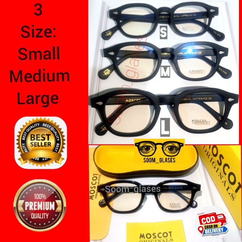Jual frame moscot lemtosh square logo grobak 3 size | Shopee Indonesia