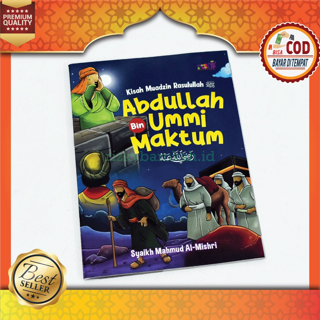 Jual Buku Cerita Islami Anak Sd Abdullah Bin Ummi Maktum Kisah Muadzin ...