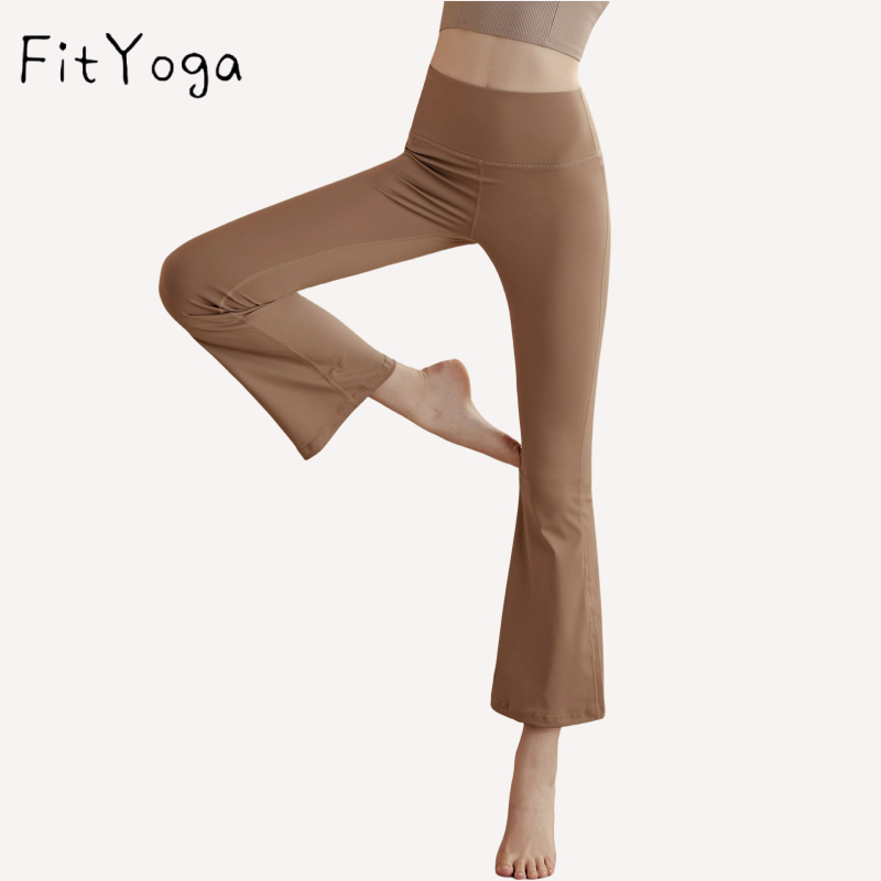 Jual FitYoga Slightly Flared Female Fitness Tight Hip Lifting Quick ...