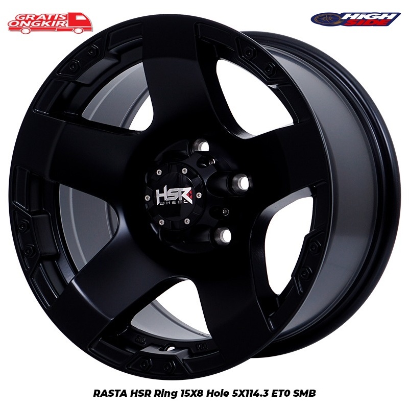 Jual Velg Hsr Rasta Offroad R15 Mobil Rush,Terios,Mitsubishi Kuda,L300 ...