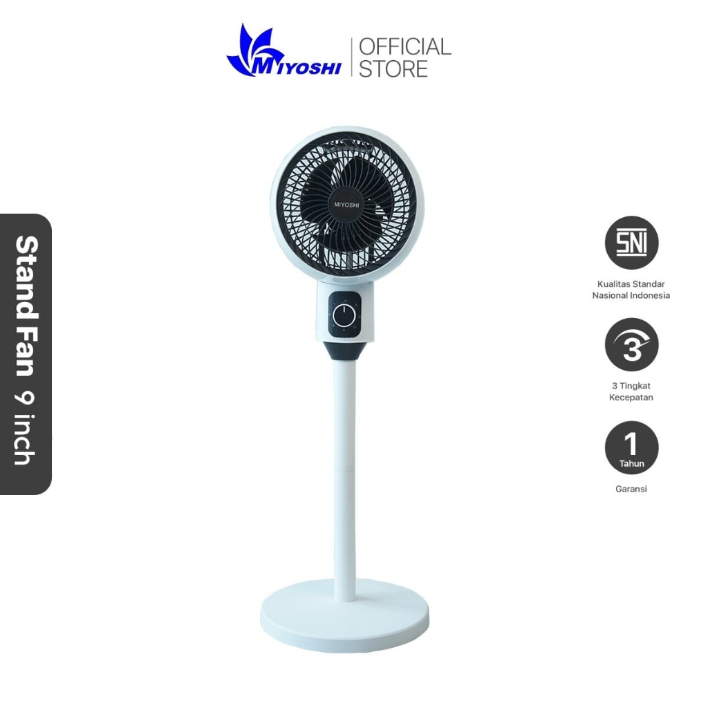 Jual Kipas Angin Berdiri Rotation Stand Fan Miyoshi 816 | Shopee Indonesia