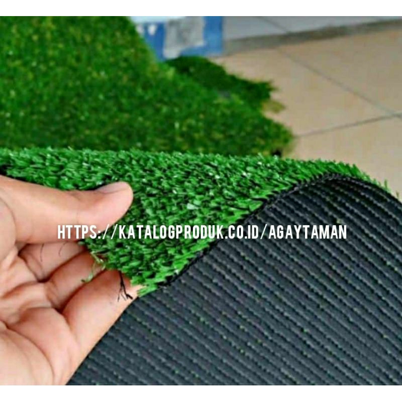 Jual Rumput karpet sintetis golf 100CM x 50CM - Tebal 1cm - artificial ...