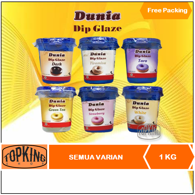 Jual Dunia Dip Glaze 1kg Semua Varian Rasa | Shopee Indonesia