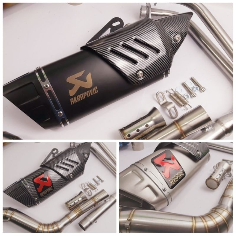 Jual Knalpot IMPORT AKRAPOVIC R1 M1 Evolution Line Full System Ninja ...