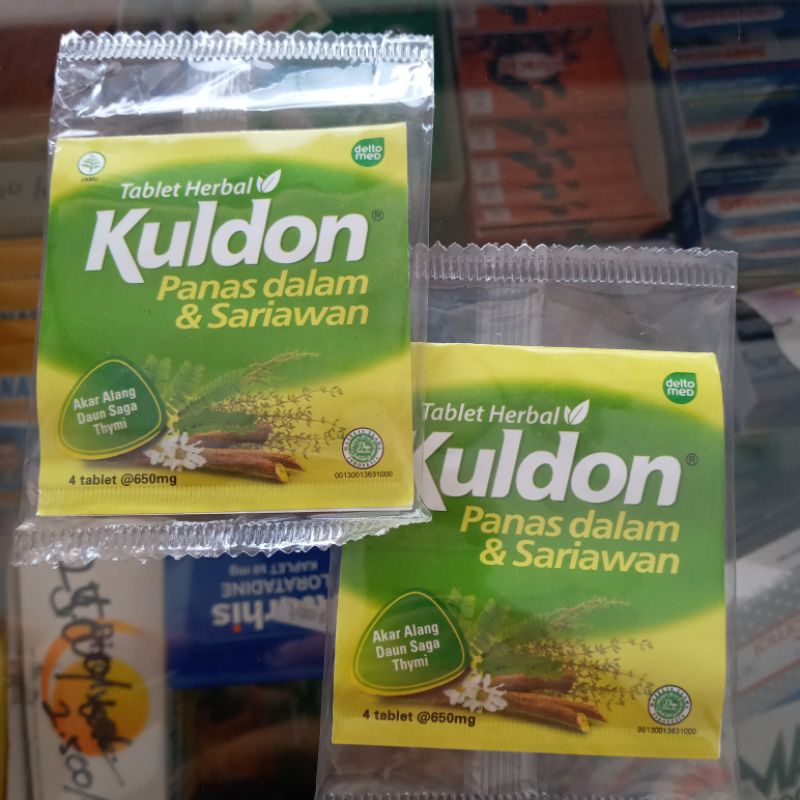 Jual KULDON TABLET PANAS DALAM & SARIAWAN 1 STRIP @4 TABLET | Shopee ...
