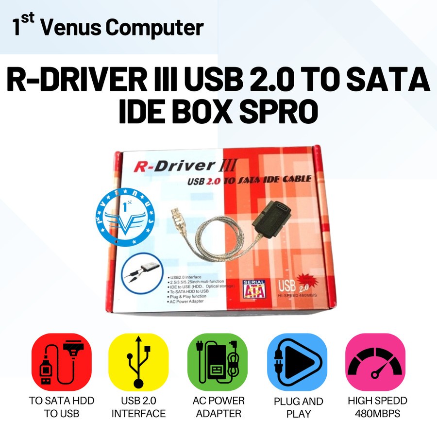 Jual R-DRIVER III USB 2.0 TO SATA IDE BOX SANUPRO / CON27-R-D | Shopee ...