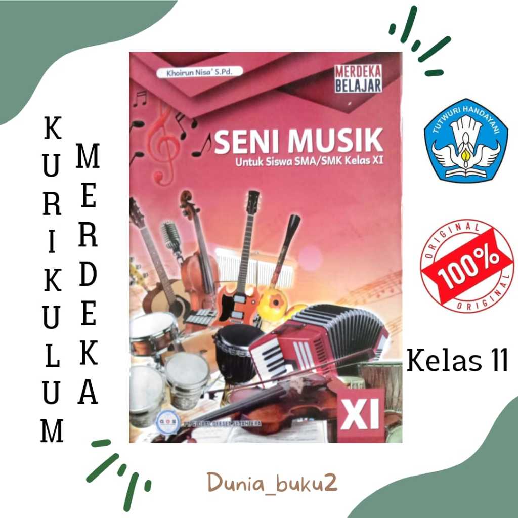 Jual BUKU SISWA SENI MUSIK KURIKULUM PENGGERAK-MERDEKA KELAS 11 SMA/K (PENERBIT: GOS) | Shopee ...