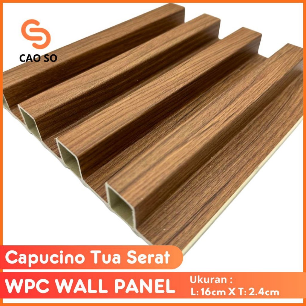 Jual WPC wallPanel 3 Meter Dekorasi Dinding Kayu | Wall Panel Wood panel 3M 3D 300cm X 17cm ...