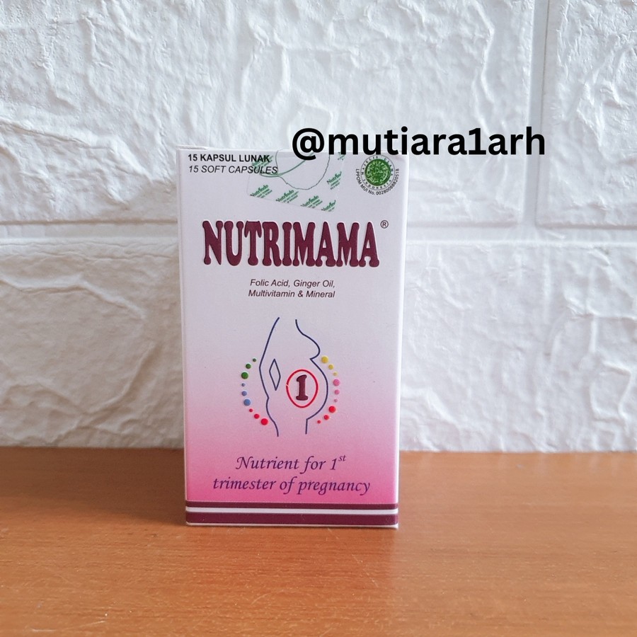 Jual NUTRIMAMA 1 - BOTOL ISI 15 KAPSUL | Shopee Indonesia