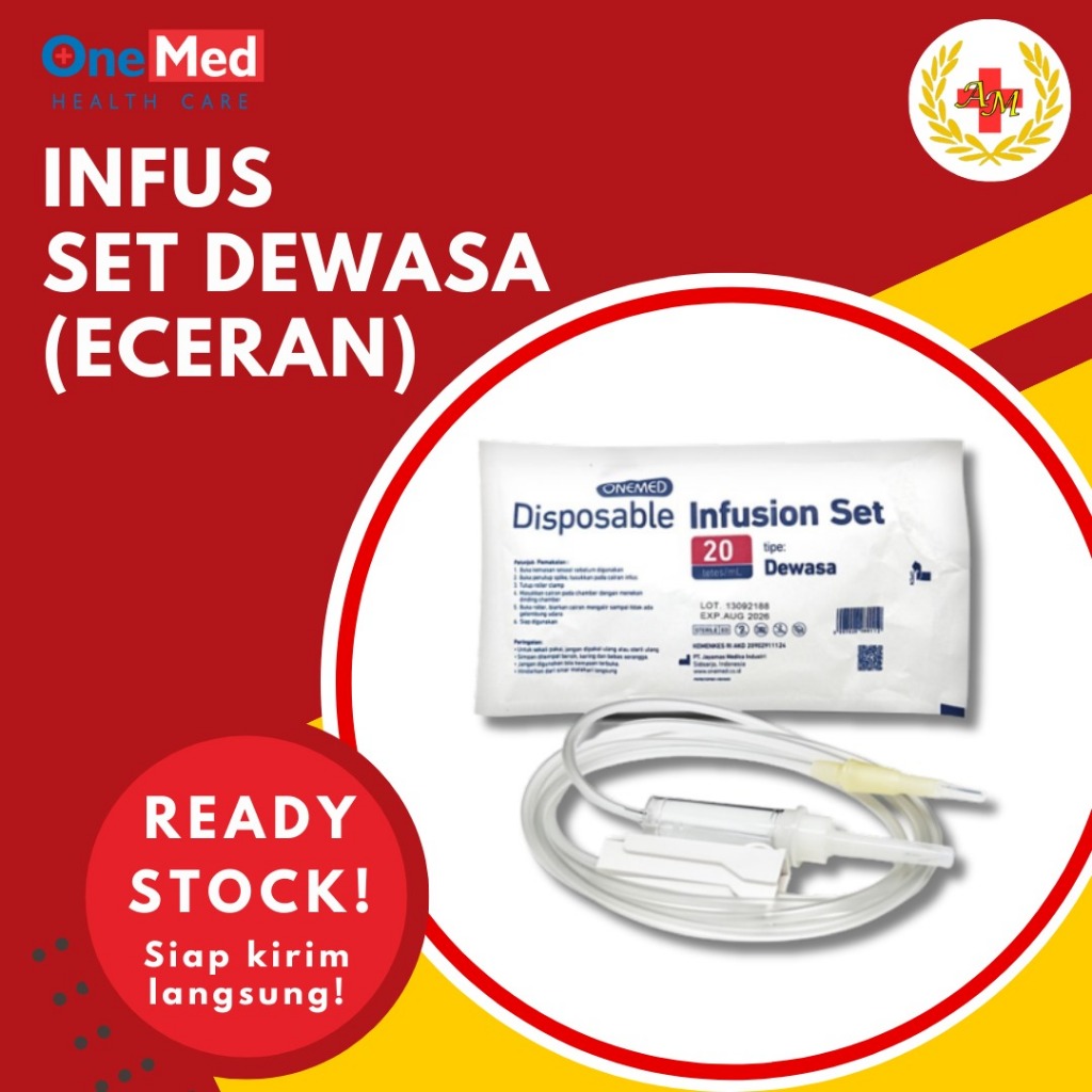 Jual Infus Set Onemed Selang Infus Disposable Infusion Set | Shopee ...