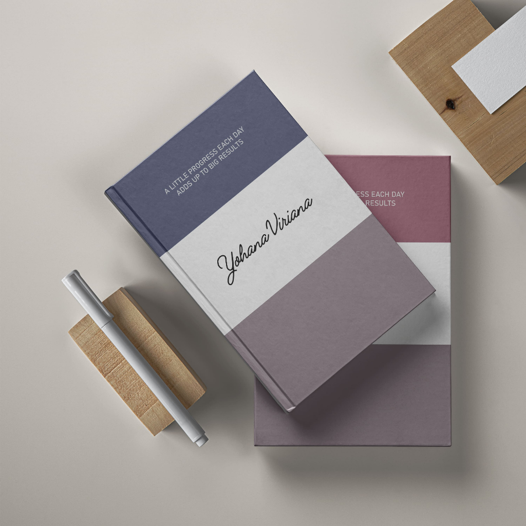 Jual Notebook Custom / Notebook A5 A6 / Buku Diary Aesthetic / Buku ...