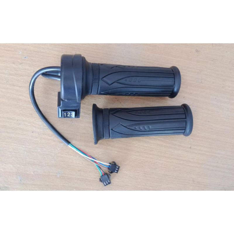 Jual Handle Gas / Speed Grip dengan Tiga kecepatan / Speed Untuk Sepeda ...