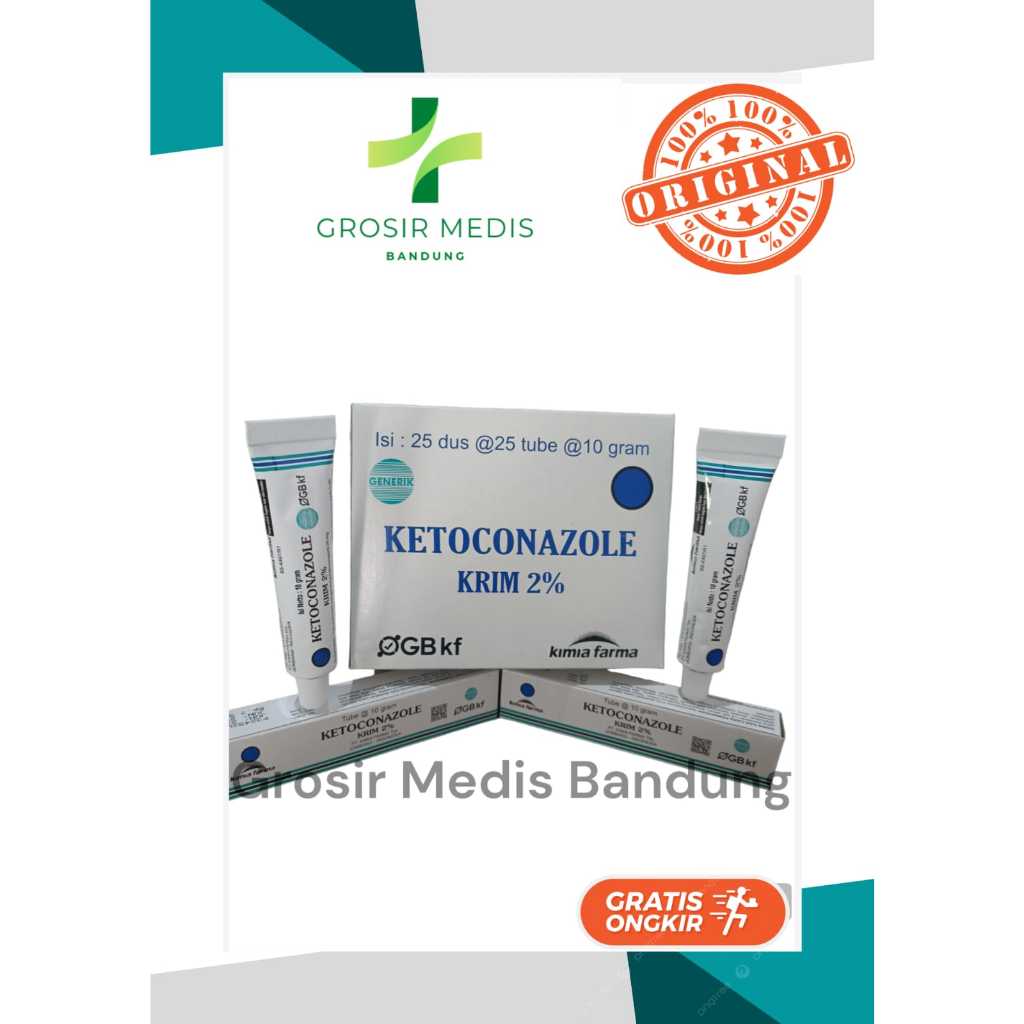 Jual Ketoconazole Cream 10 gr Kimia Farma Salep Anti Jamur kudis kurap gatal panu | Shopee Indonesia