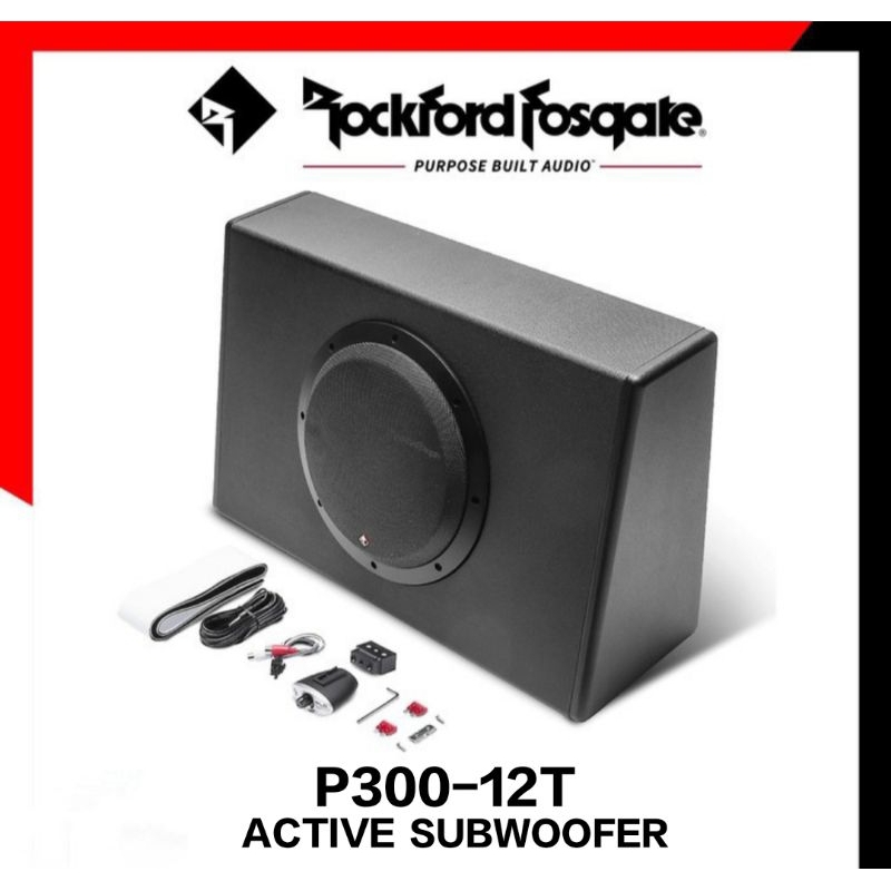 Jual SUBWOOFER AKTIF ROCKFORD FOSGATE P300-12T MODEL BASSBOX UKURAN 12 ...