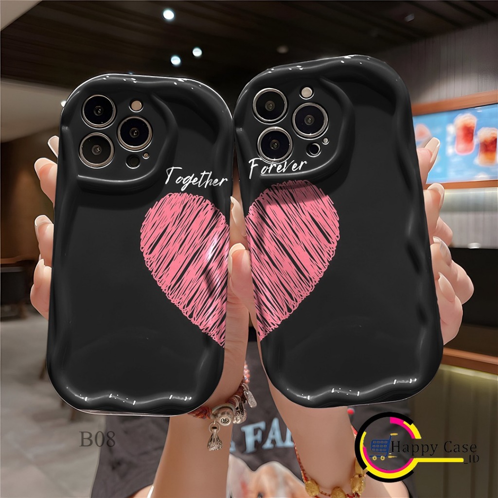 Jual SOFTCASE CASING MELTING CUSTOM COUPLE LOVE UNTUK A54 M04S RENO 4 ...