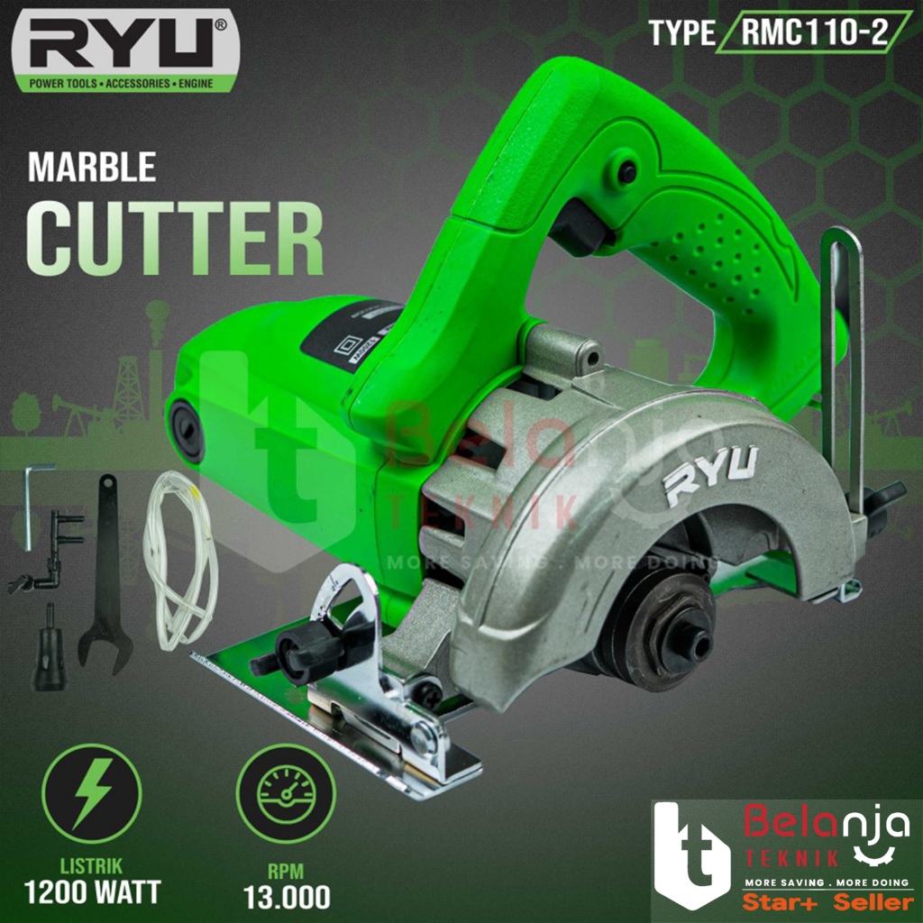 Jual RYU Mesin Potong Keramik RMC 110 2 110 MM RMC110 2 Mata Pisau 4 Inch | Shopee Indonesia