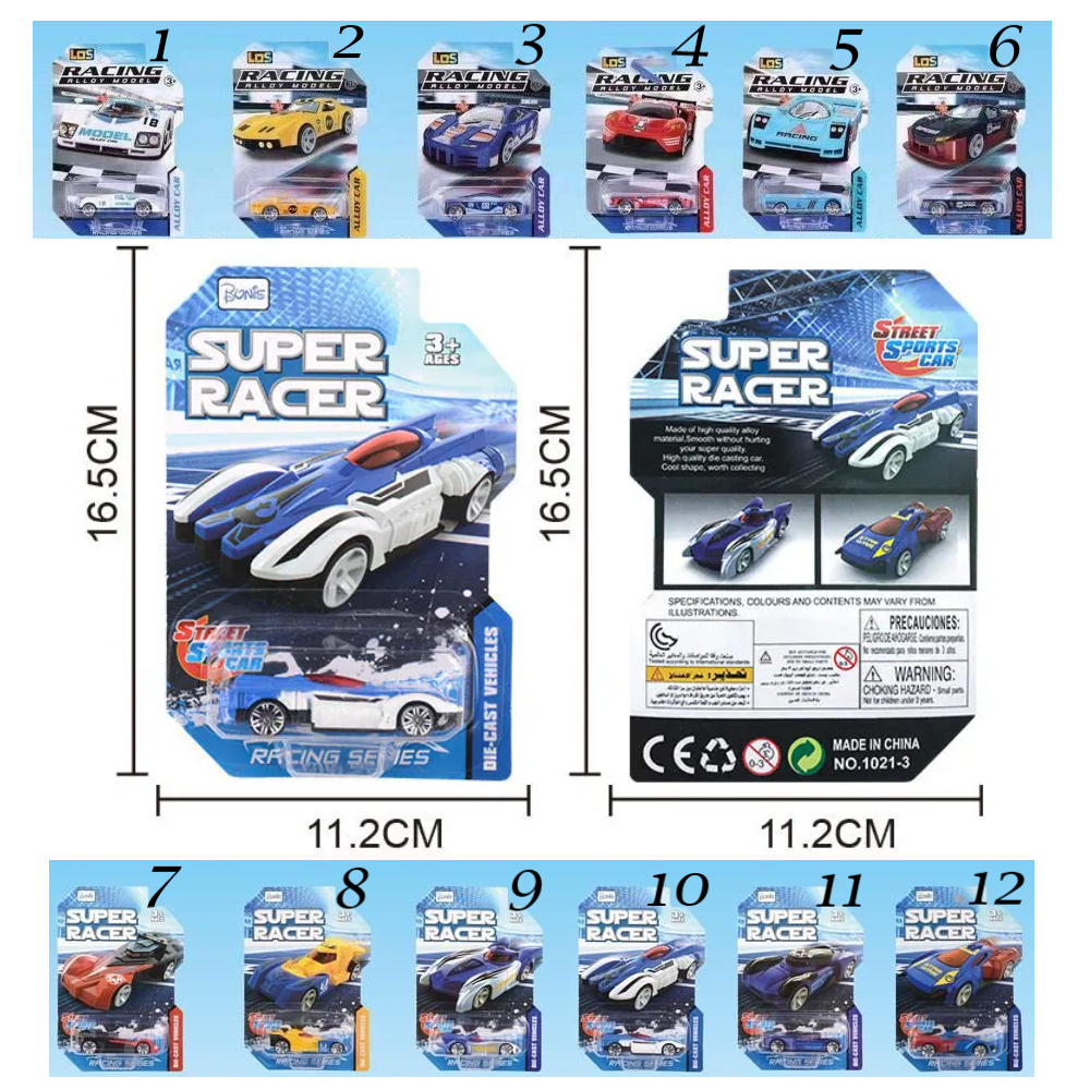 Jual Mainan Mobil Balap 1:64 Super Racer Diecast Racing Alloy Model Car ...
