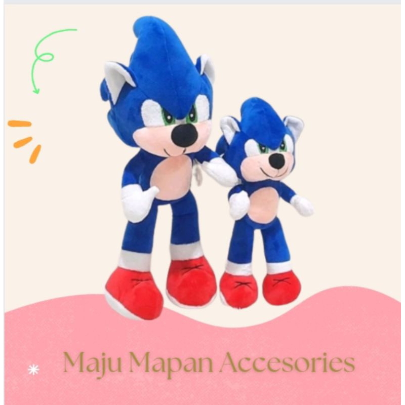 Jual Boneka Sonic The Hedgehong 35cm,45cm | Shopee Indonesia