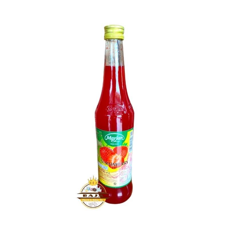 Jual Sirup Marjan Squash Strawberry 450ml | Shopee Indonesia