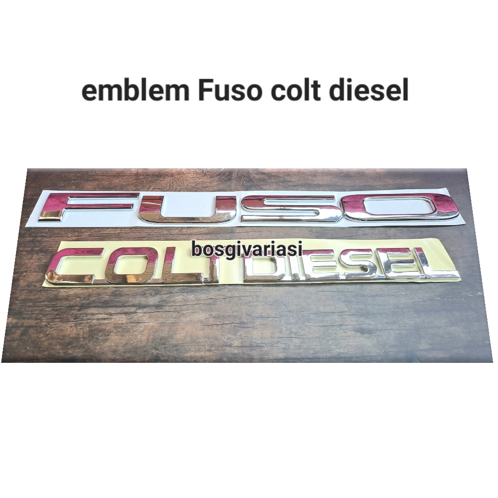 Jual Emblem Fuso Logo Fuso /emblem canter / emblem colt diesel / emblem ...