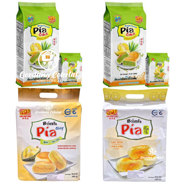 Jual Banh Pia Chay Pie Pia Cake Mung Beans Pandan Durian Liu Sha ...
