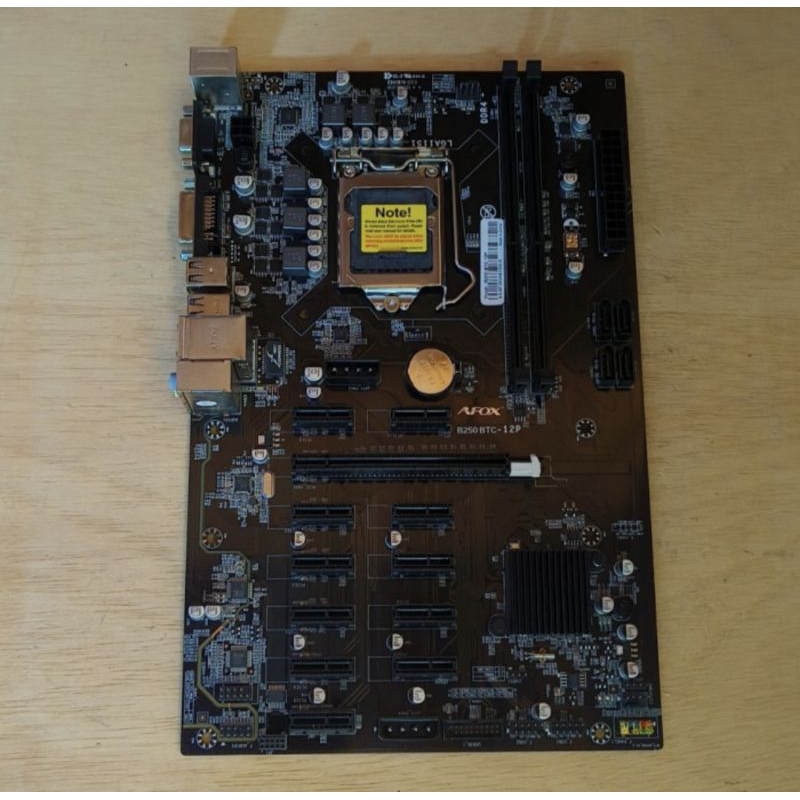 Jual MOBO/MOTHERBOAD AFOX B250 BTC,LGA 1151 / 12'''SLOT PCI EXPRES, GEN ...