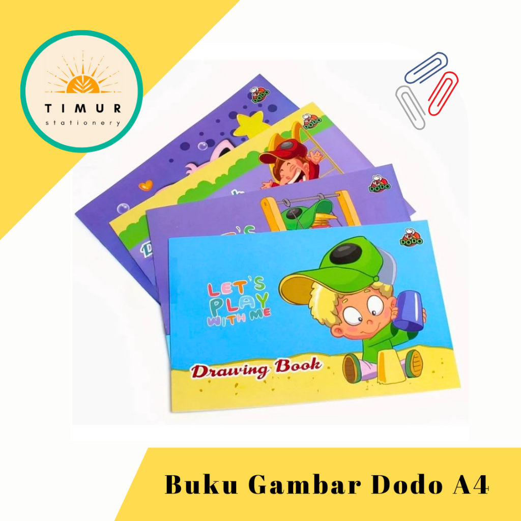 Jual Buku Gambar A4 DODO per pack isi 10 Buku | Shopee Indonesia