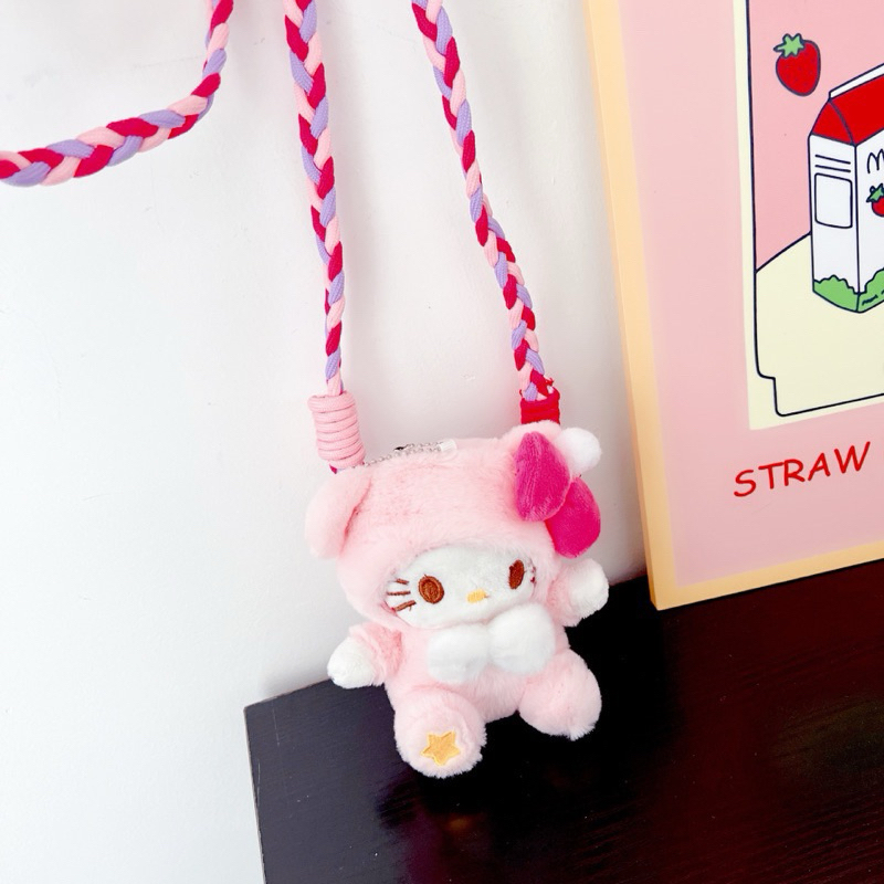 Jual Sanrio Cute Back Strap Phone Crossbody Handphone Doll Neck Strap ...