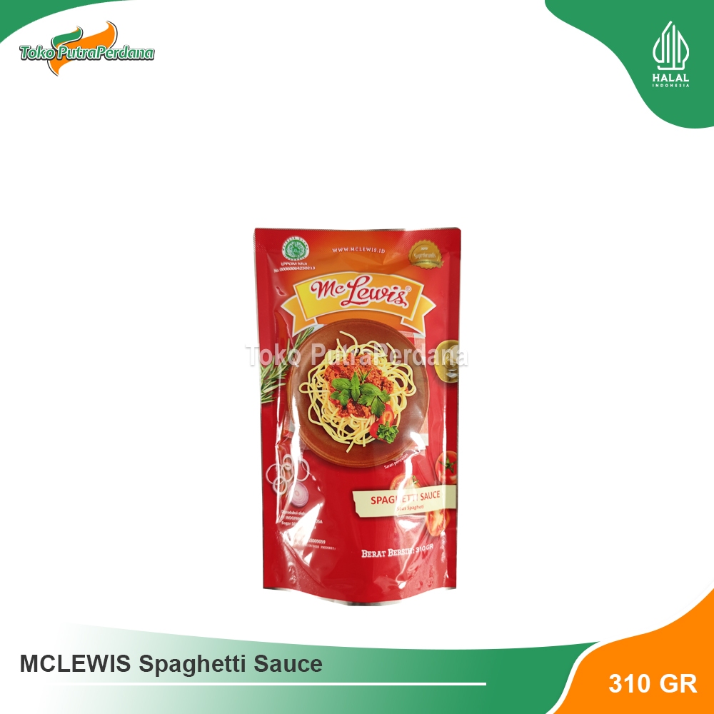 Jual MCLEWIS Spaghetti Sauce 310gr | Shopee Indonesia