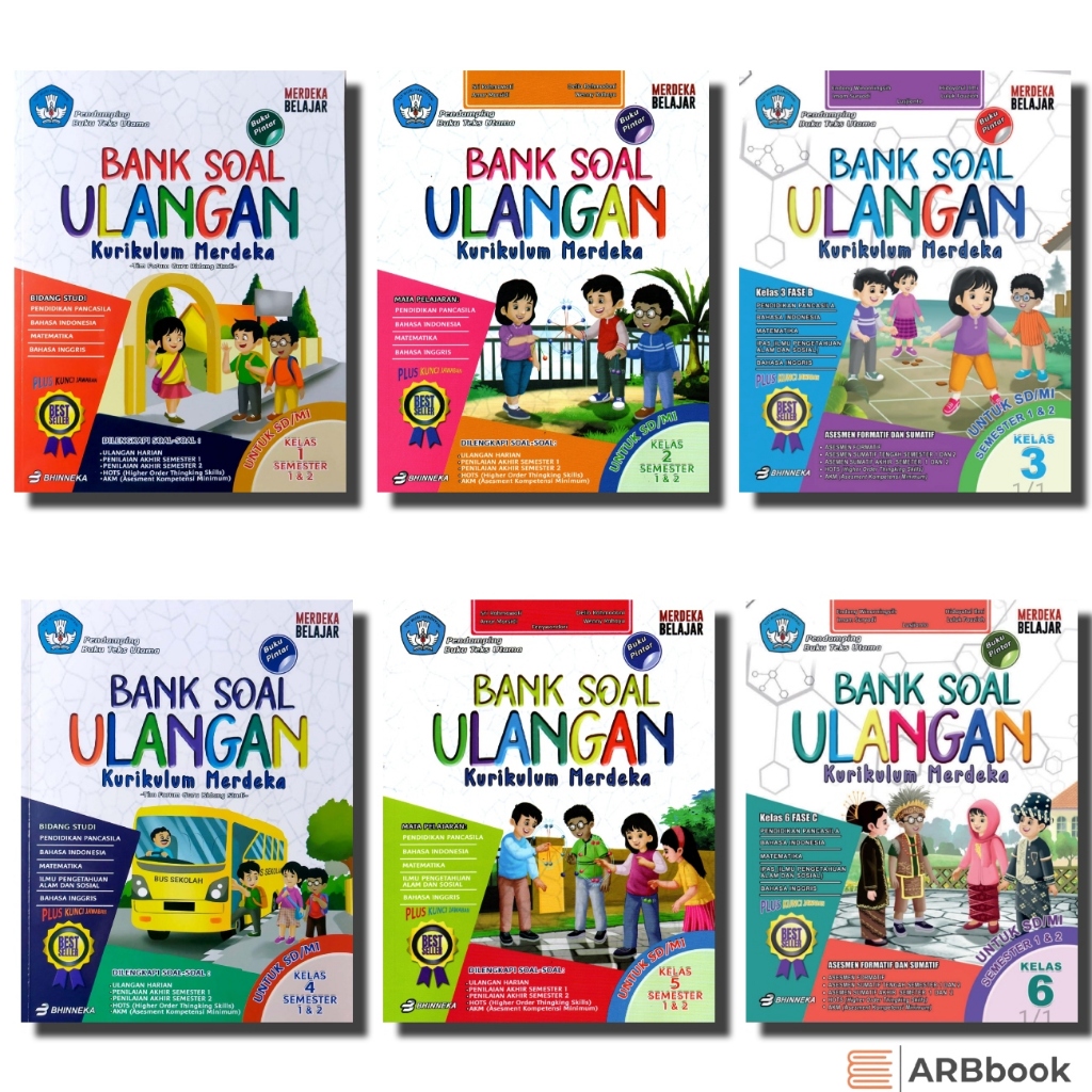 Jual BANK SOAL ULANGAN KURIKULUM MERDEKA KELAS 1 S.D KELAS 6 SD | Shopee Indonesia