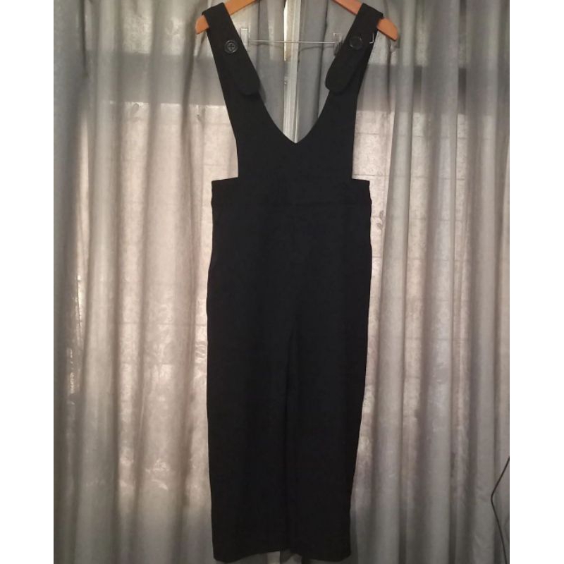 Jual jumpsuit hitam pekat (bahan tebal) | Shopee Indonesia