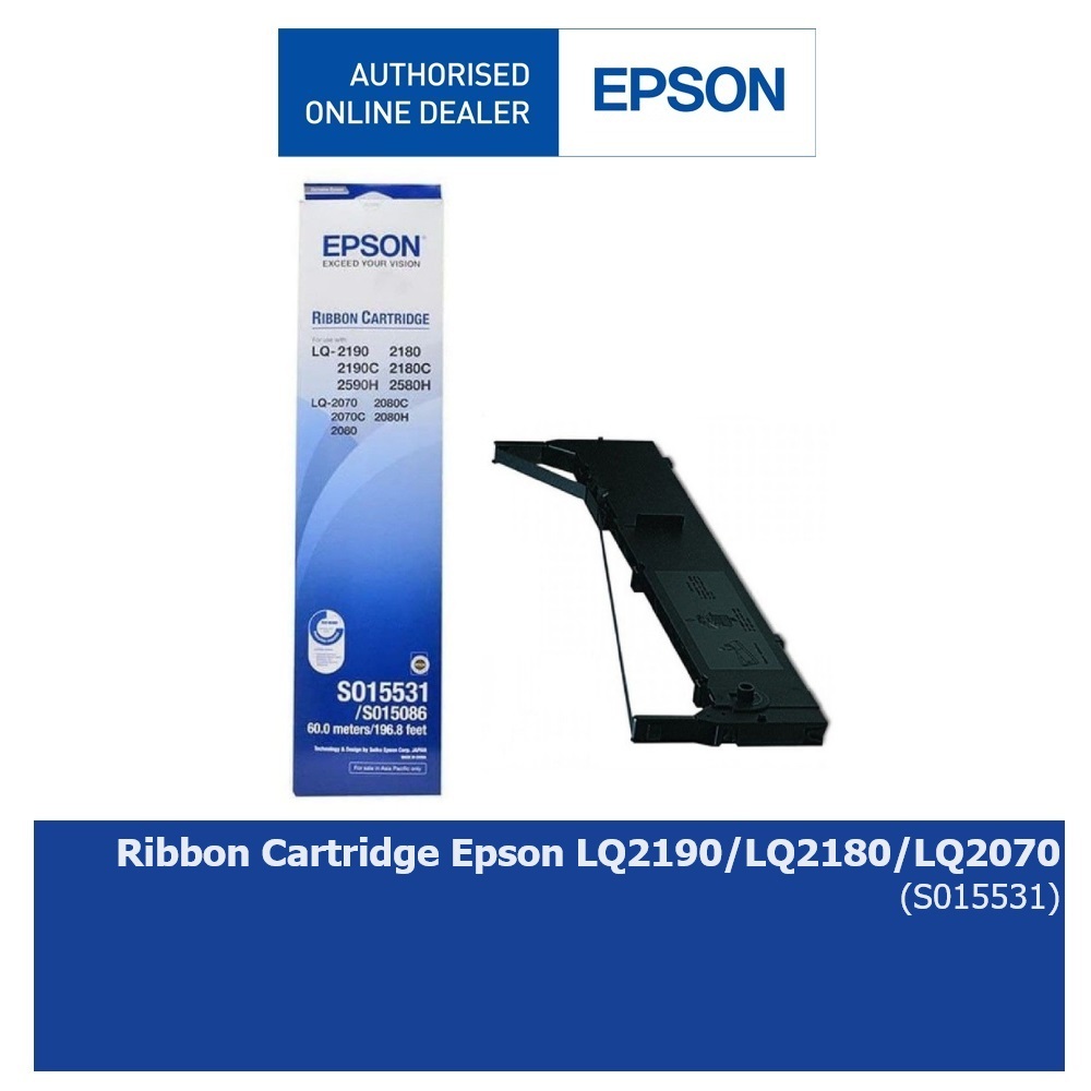 Jual Ribbon Cartridge Epson LQ2190 / LQ2180 / LQ2070 Original S015531 ...