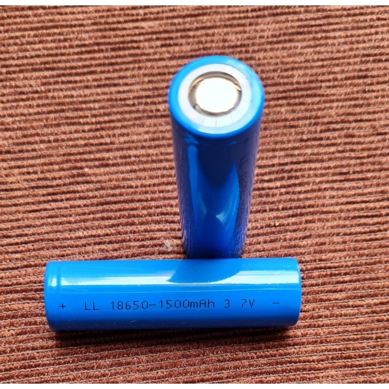 Jual Baterai battery Lithium Li ion 18650 3.7v cas charge real riil ...