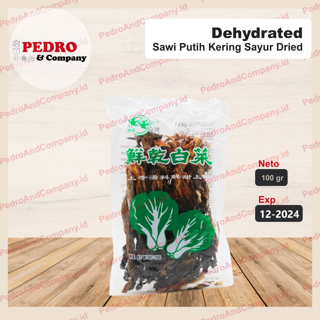 Jual Dehydrated cole cabbage 100 gram china - sawi putih kering sayur ...