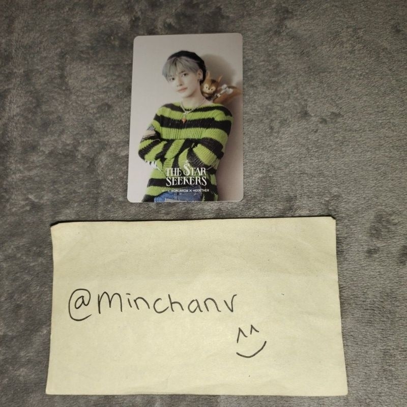 Jual PHOTOCARD OFFICIAL LUCKY DRAW TAEHYUN TXT THE NAME CHAPTER TEMPTATION SOUNDWAVE ...
