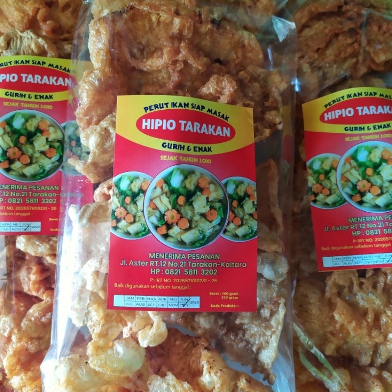 Jual Hipio/ Hipiaw/ Yi Phiau/ Lambung Ikan/ Perut Ikan Siap Masak Murah ...